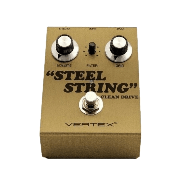 Gold Steel String Clean Drive | vertexeffects.com